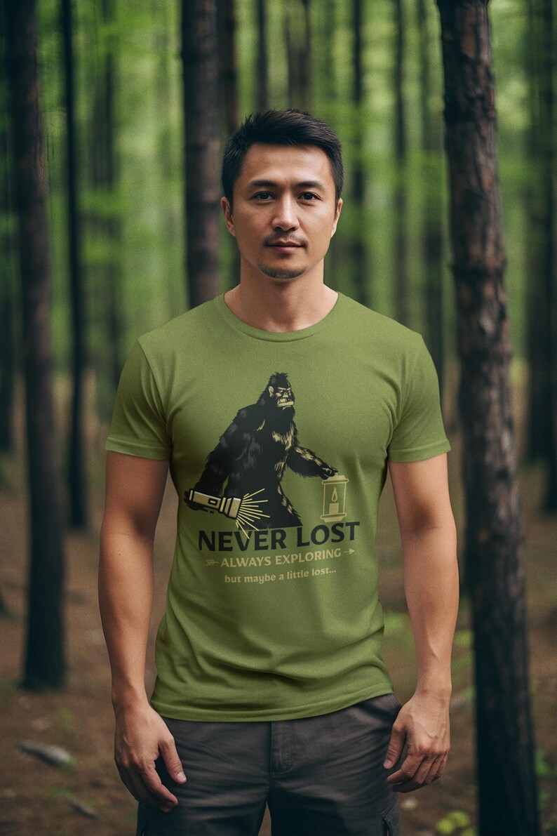 Bigfoot Never Lost Always Exploring Camping Unisex T-shirt, Outdoors ...