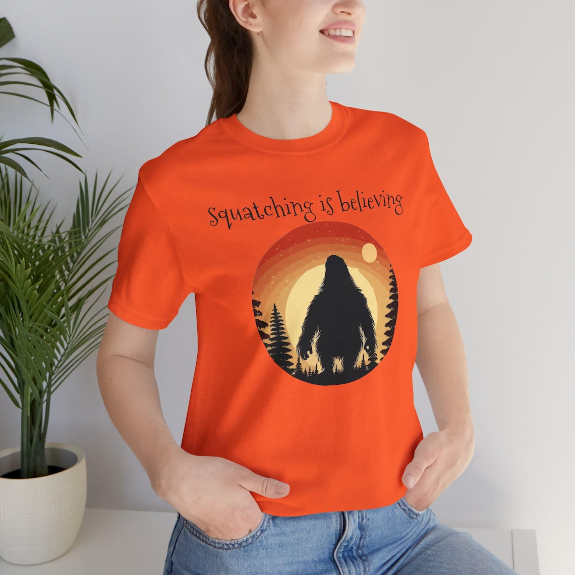 Squatching is Believing Bigfoot Shirt, Bigfoot Tshirt, Bigfoot Tee ...