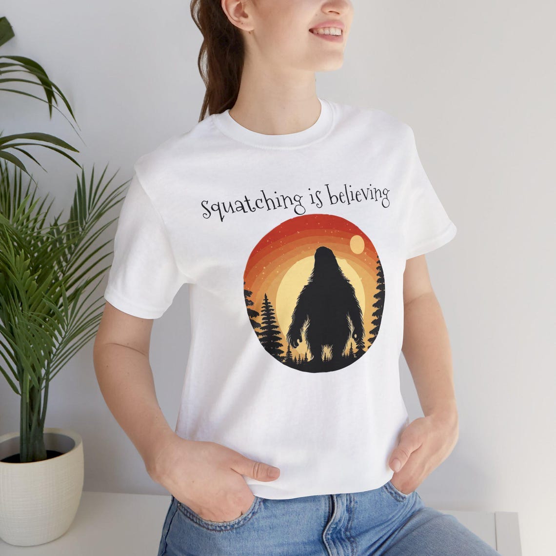 Squatching is Believing Bigfoot Shirt, Bigfoot Tshirt, Bigfoot Tee ...