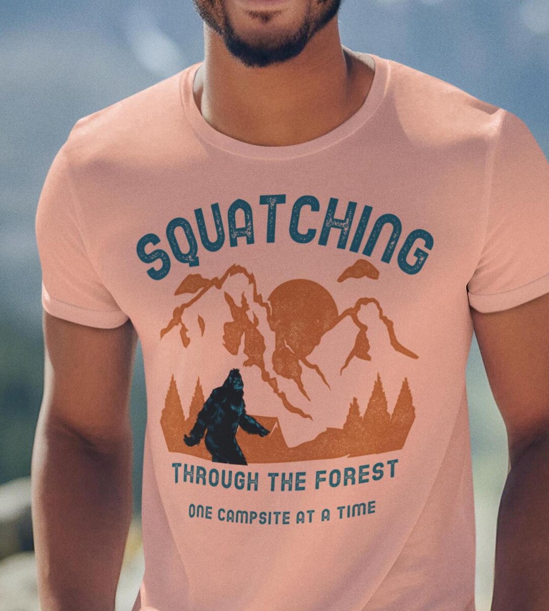 Bigfoot Adventure Tee, Squatching Through Forest One Campsite at a Time ...