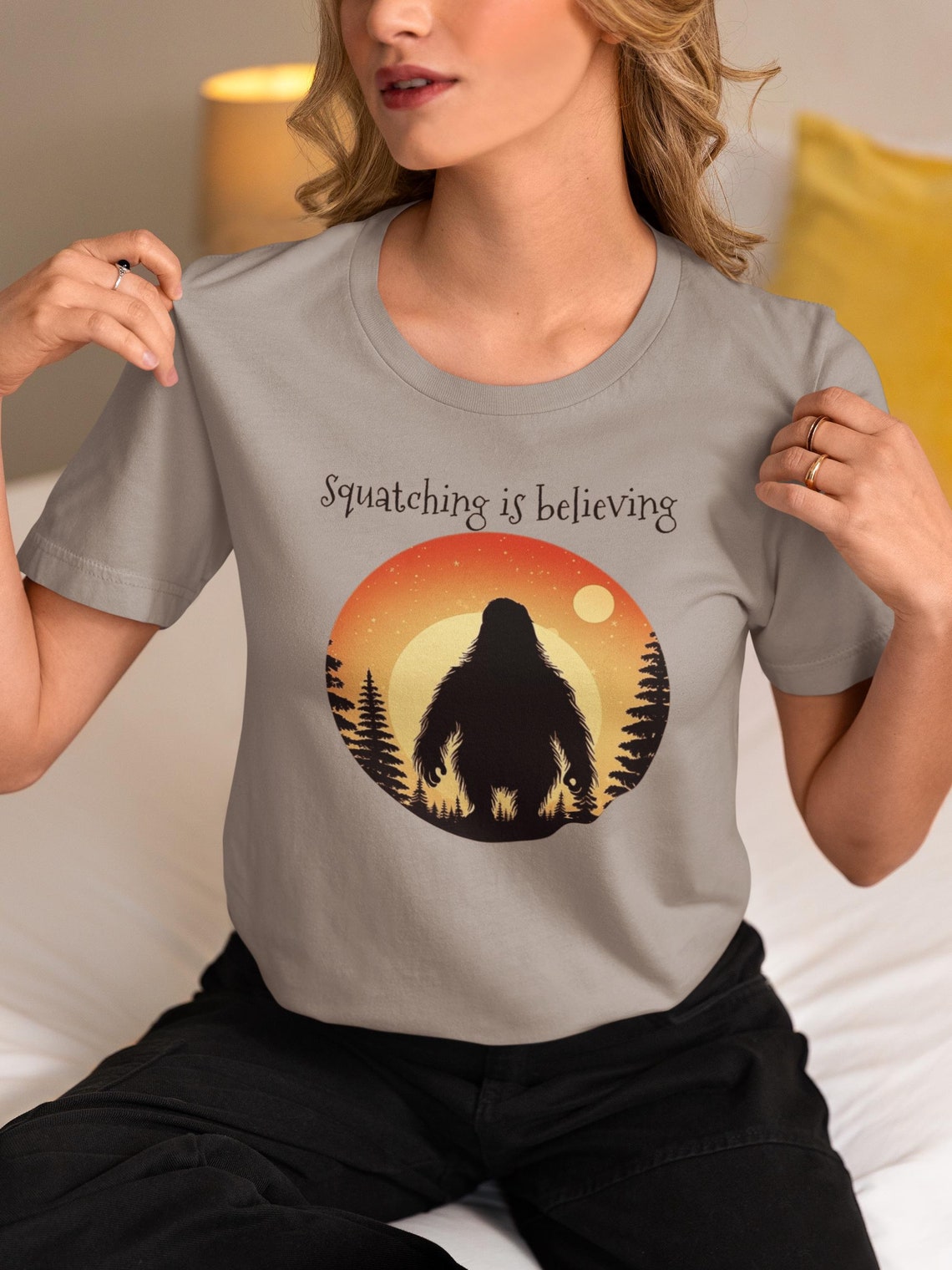 Squatching is Believing Bigfoot Shirt, Bigfoot Tshirt, Bigfoot Tee ...