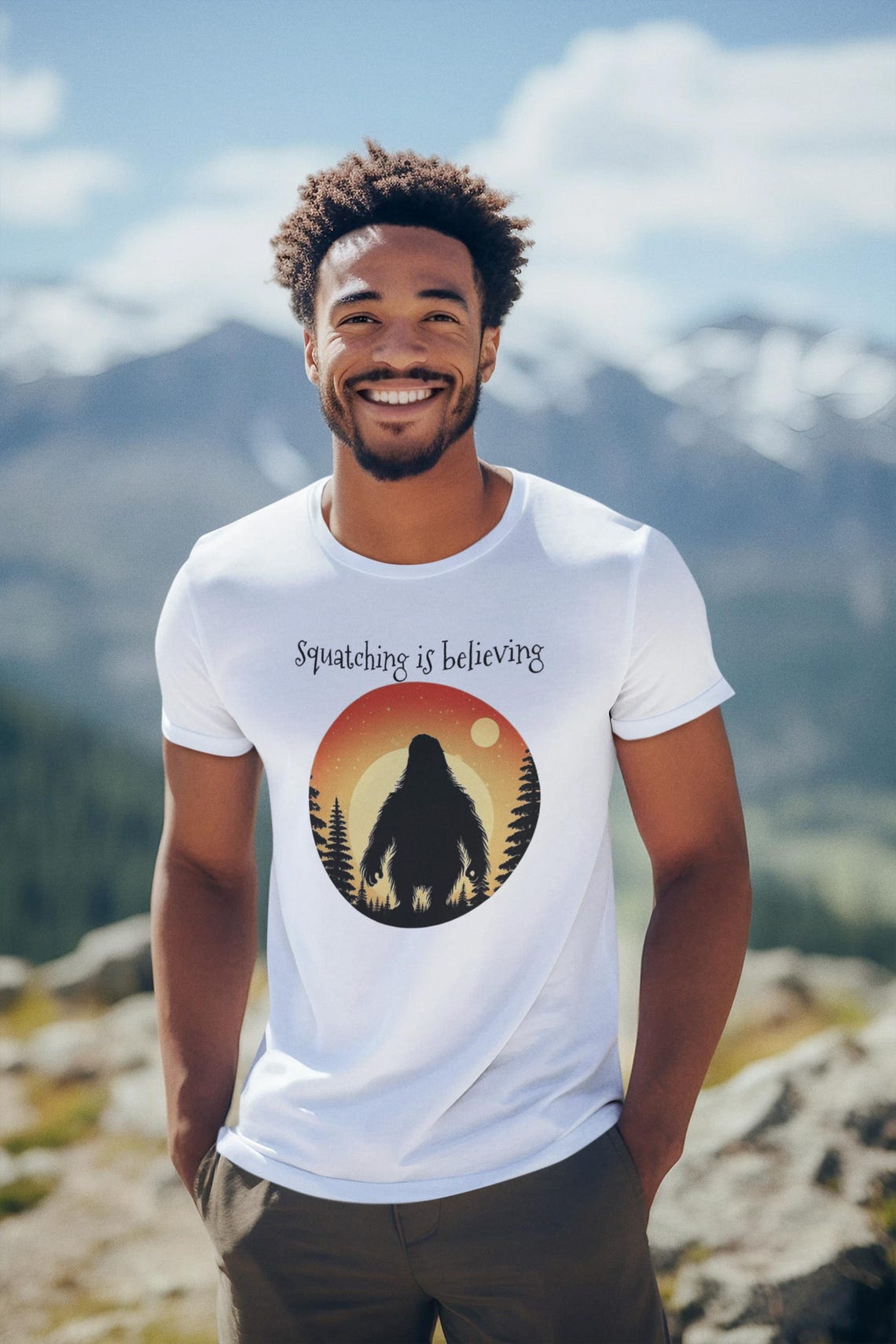 Squatching is Believing Bigfoot Shirt, Bigfoot Tshirt, Bigfoot Tee ...