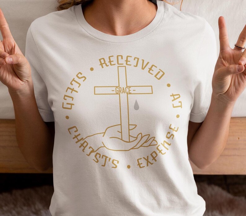 Grace Christian T-shirt, Faith Inspired Tee, Unisex Jersey Short Sleeve ...