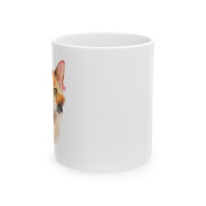Calico Cat Mug 11oz, Calico Lover, Calico Mom, Calico Water Drawing ...