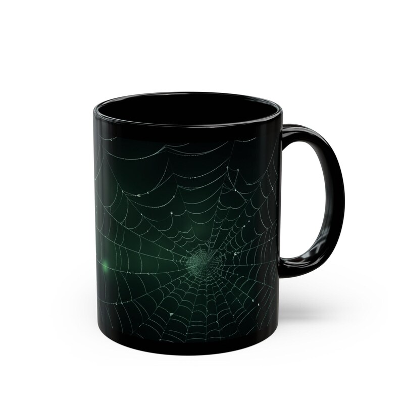 Spider Web Design Coffee Mug, Spider Webs, Cobb Webs, Halloween ...