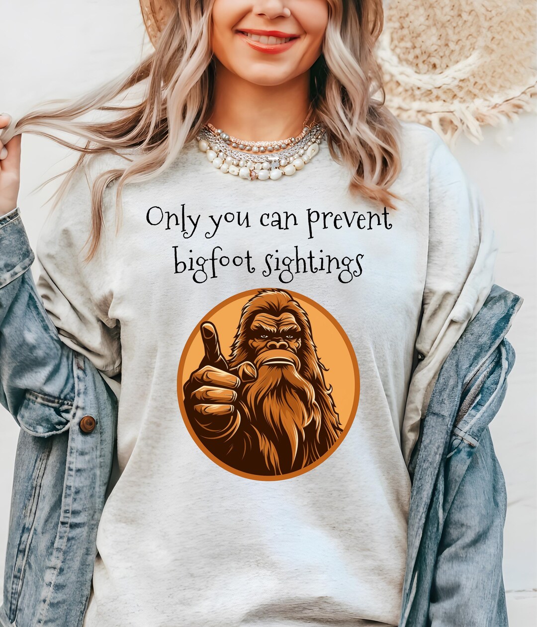 Only You Can Prevent Bigfoot Sightings, Bigfoot Shirt, Bigfoot Tee, Sasquatch Shirt, Sasquatch ...