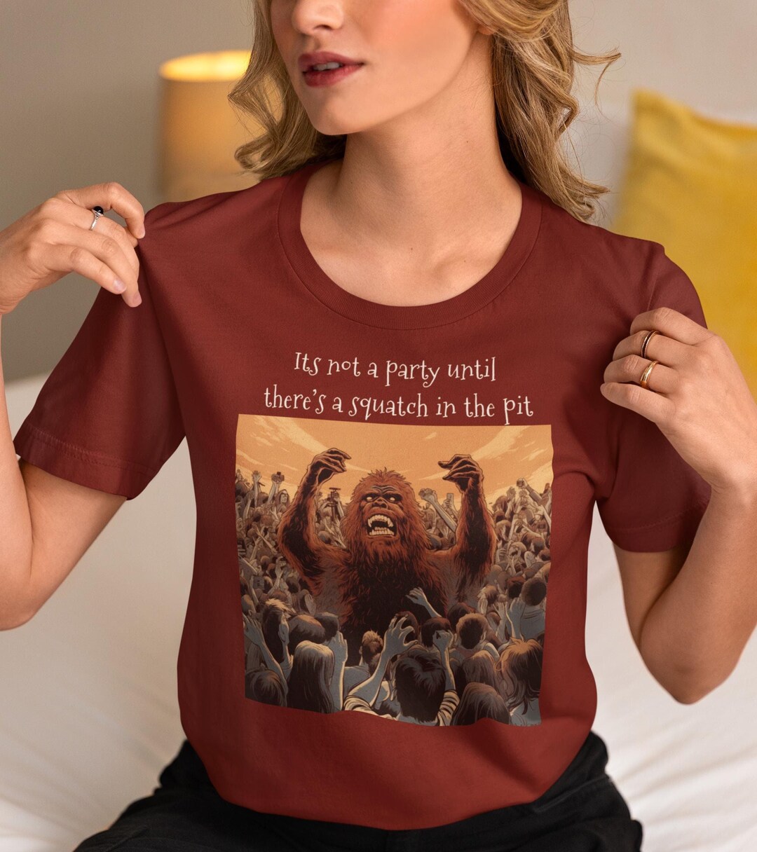 Its Not a Party Until Theres a Squatch in the Pit, Bigfoot Mosh Pit ...