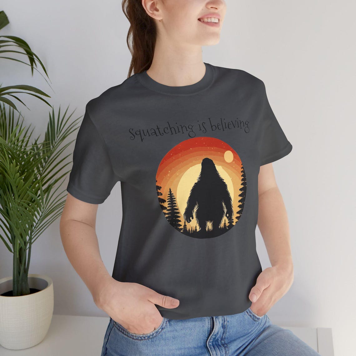 Squatching is Believing Bigfoot Shirt, Bigfoot Tshirt, Bigfoot Tee ...