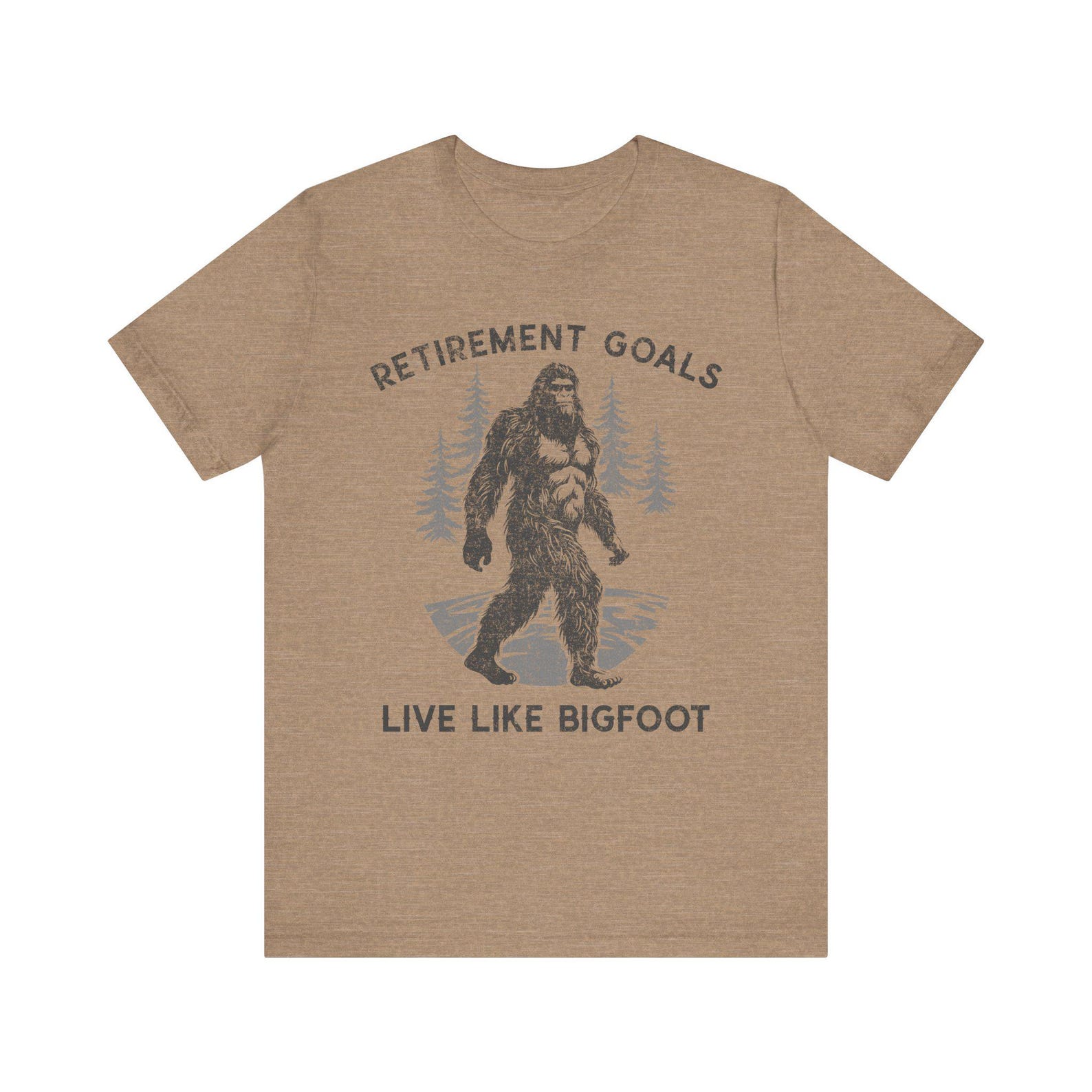Funny Retirement Shirt, Funny Bigfoot Shirt, Retirement Goals Shirt ...