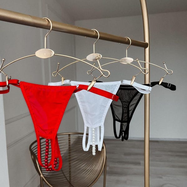 Pearl Thong Panties - Etsy