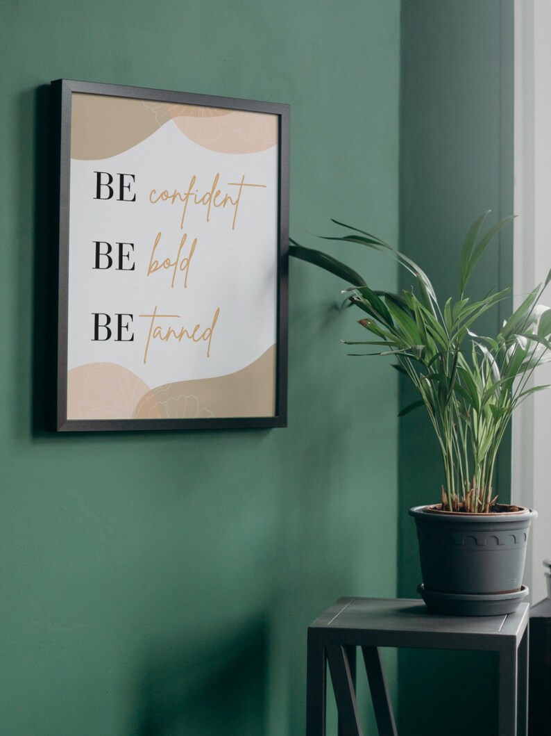 Printable Tan Salon Signs / Tanning Artwork Printable Items set of 3 - Etsy