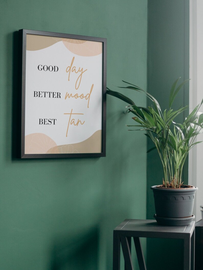 Printable Tan Salon Signs / Tanning Artwork Printable Items set of 3 - Etsy