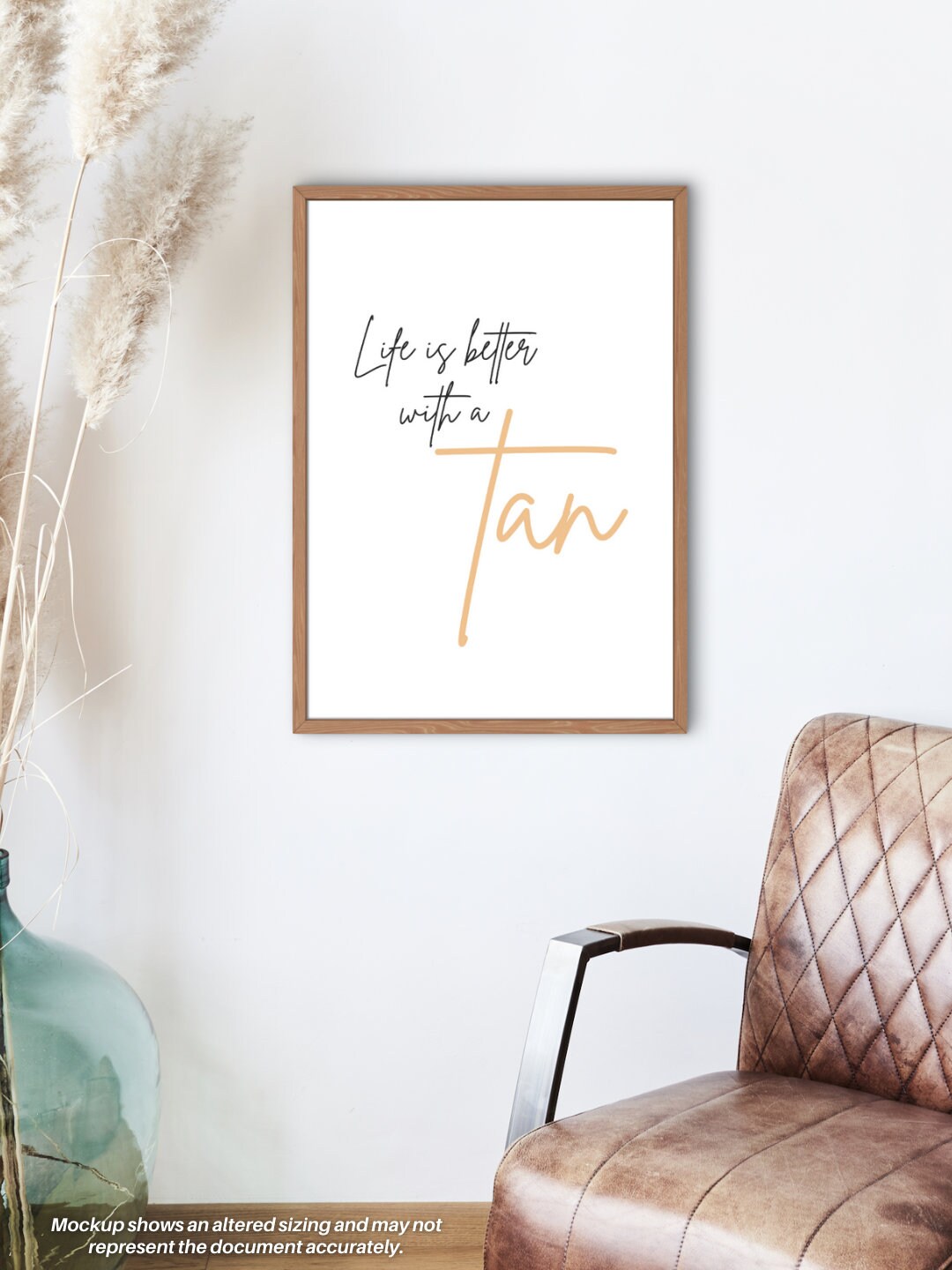 Printable Salon Art Set 8 Total Designs Tanning Salon Word Sign Wall ...
