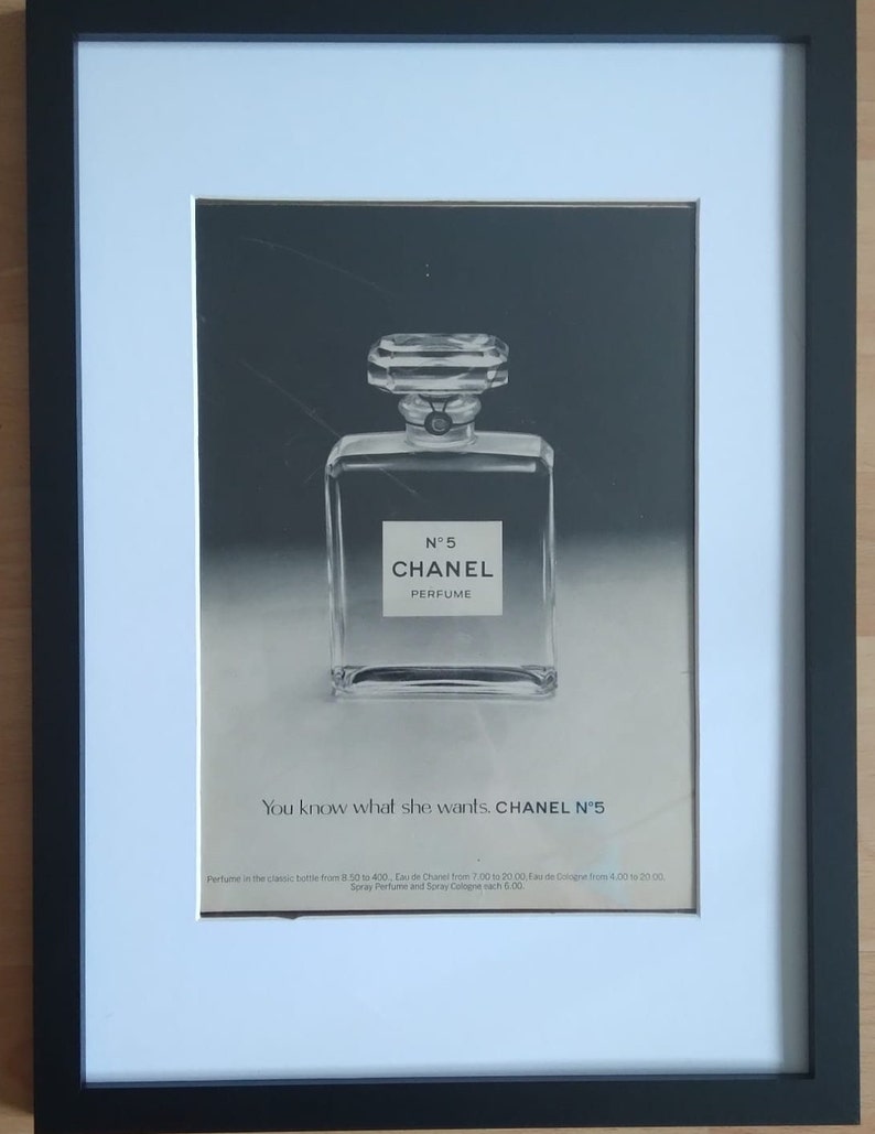 Original Genuine Old Vintage Advert 1970s Chanel Designer Brand Vintage ...