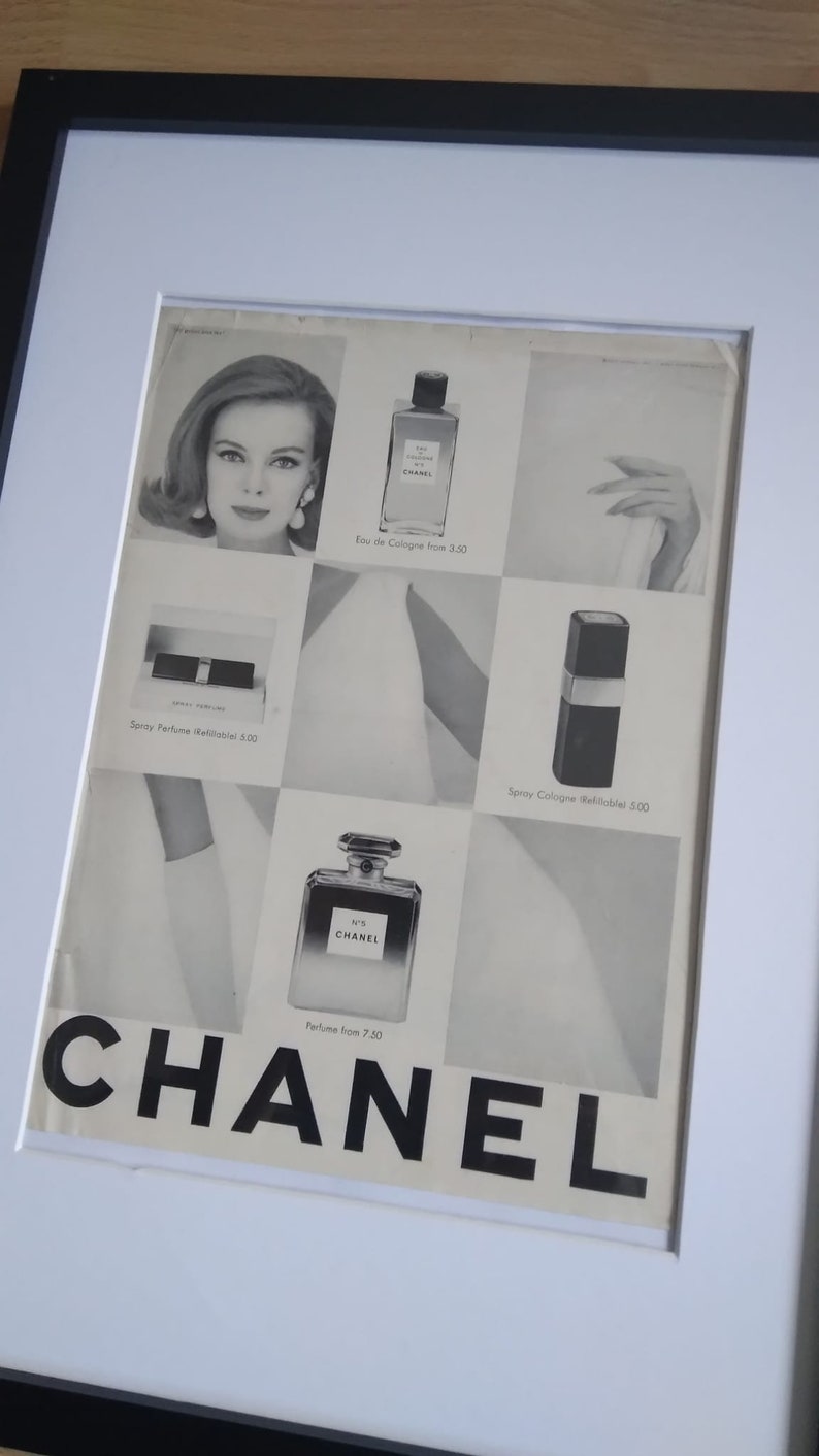 Original Genuine Old Vintage Advert 1970s Chanel Designer Brand Vintage ...