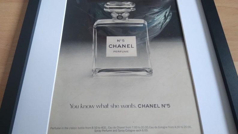 Original Genuine Old Vintage Advert 1970s Chanel Designer Brand Vintage ...