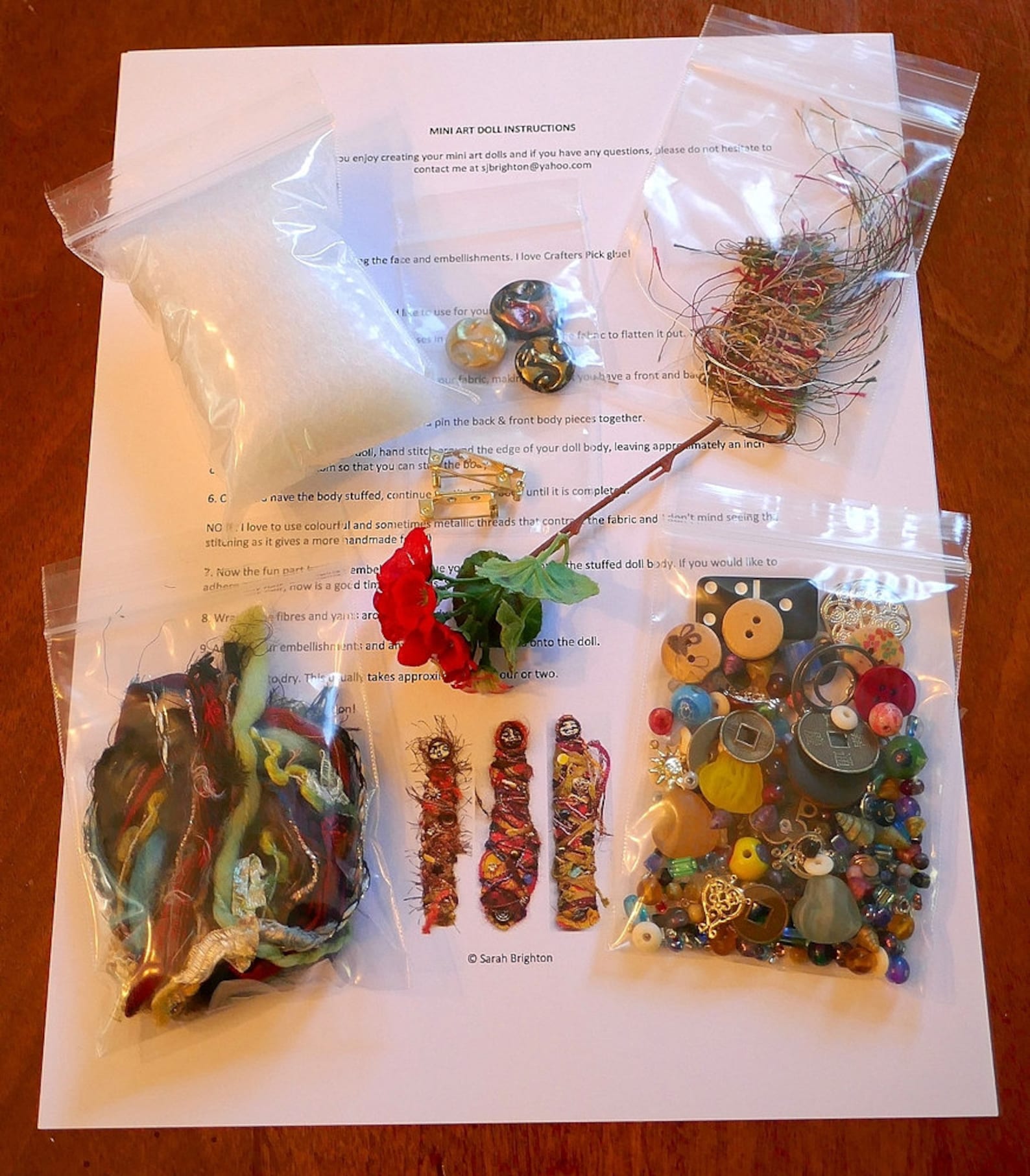 Miniature Art Doll Making Kit Create Your Own Art Dolls - Etsy