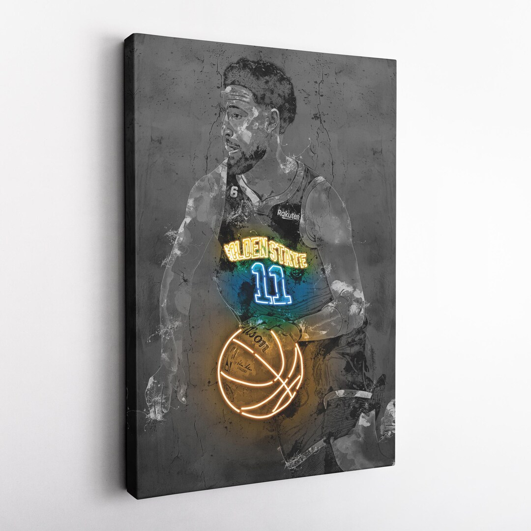Klay Thompson Poster Neon Golden State Warriors NBA Hand Made Poster ...