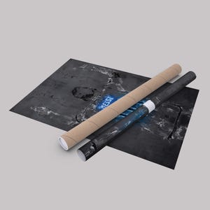 Lionel Messi Poster Neon Effect Argentina Soccer Hand Made Poster ...