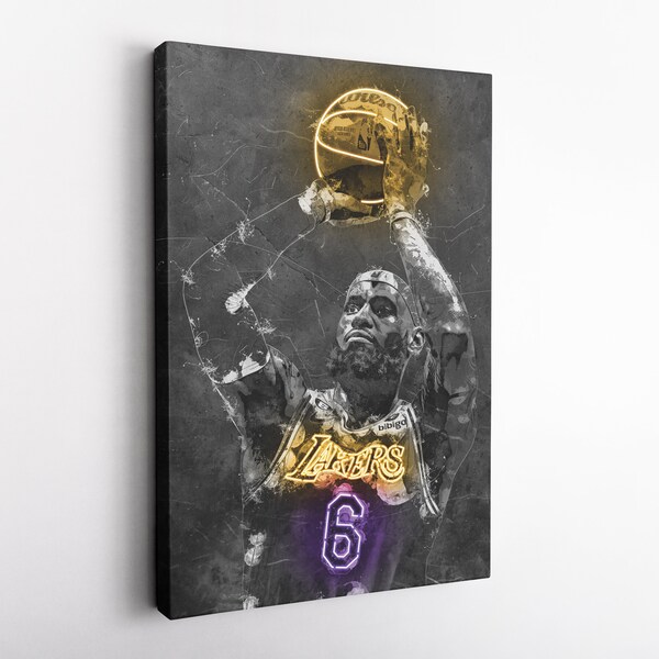 Lakers Canvas - Etsy