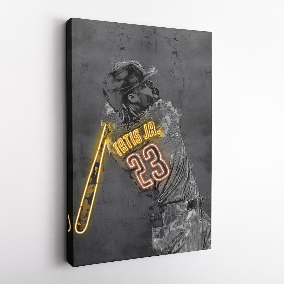 Fernando Tatís Jr Poster Neon San Diego Padres MLB Hand Made Poster ...
