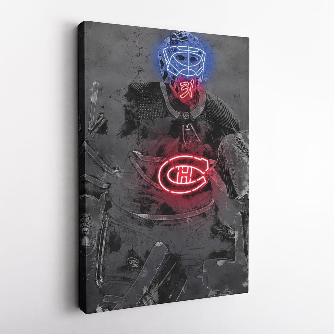 Carey Price Poster Neon Montreal Canadiens NHL Hand Made Poster Canvas ...