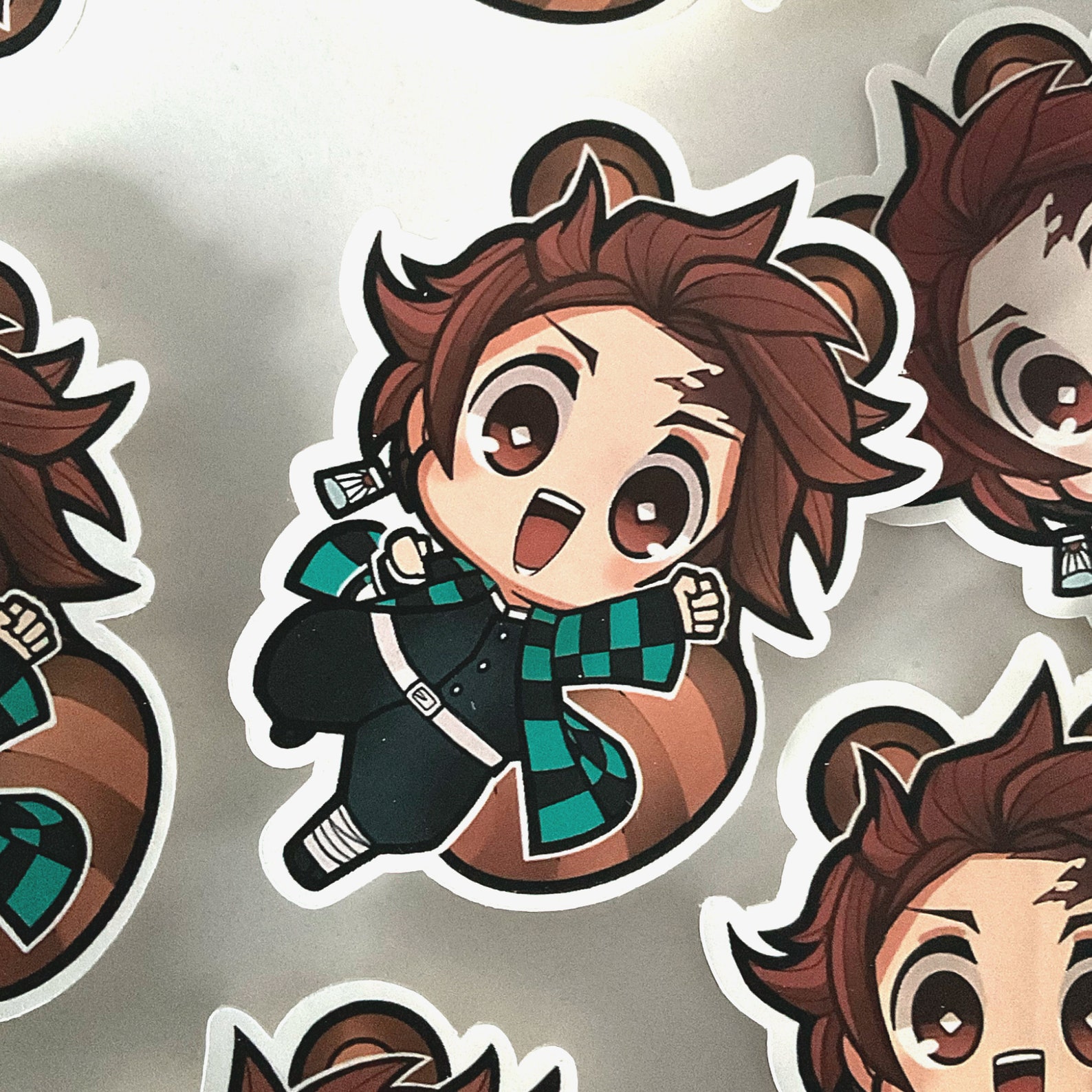 Sticker Pack Kimetsu No Yaiba - Demon Slayer Tanjiro Inosuke Zenitsu ...