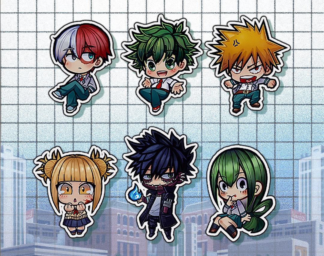 Boku No Hero Anime Stickers Stickers My Hero Academia Deku Katsuki ...