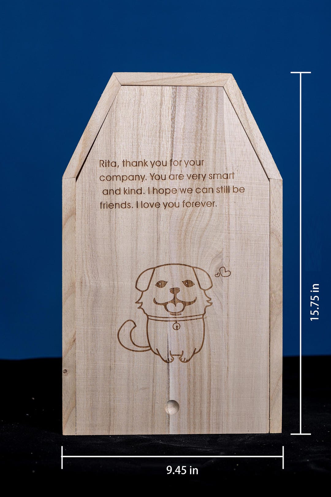 Pet Casket & Memory Chest Custom Pet Funeral Box, Pet Coffin, Pet ...