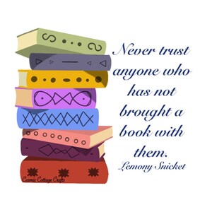 Book Quote Sticker - Etsy