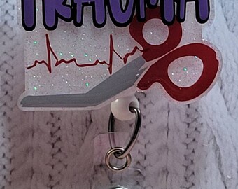 Trauma Nurse Badge Reel | Etsy