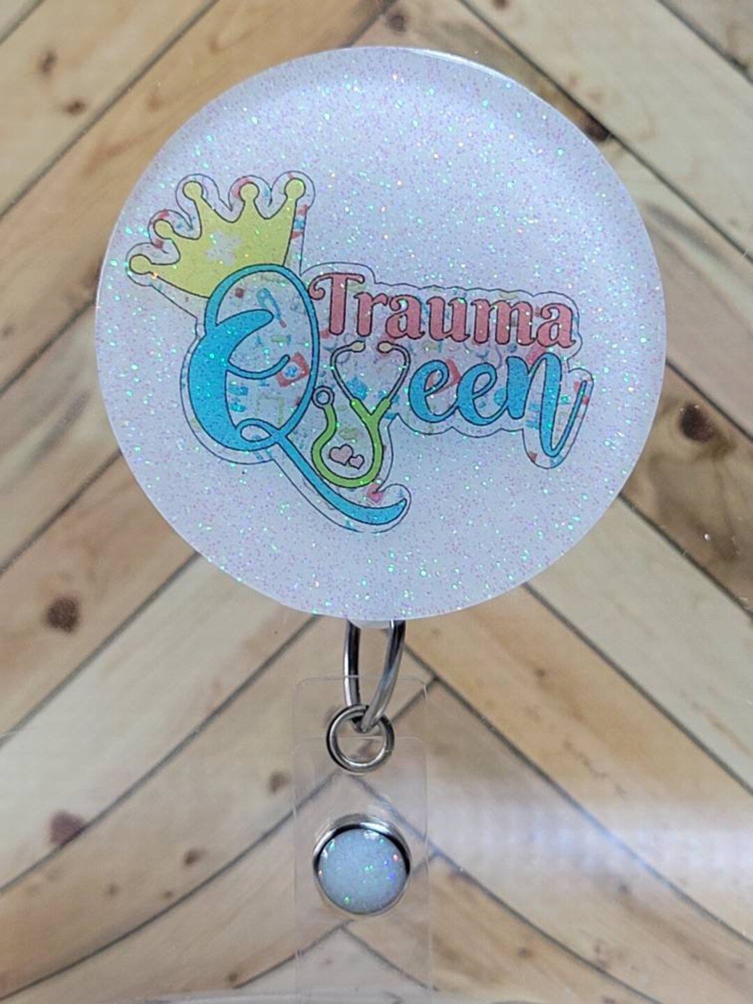 Trauma Queen Badge Reel / Nurse Badge Reel / Teacher Badge Reel / Nurse ...