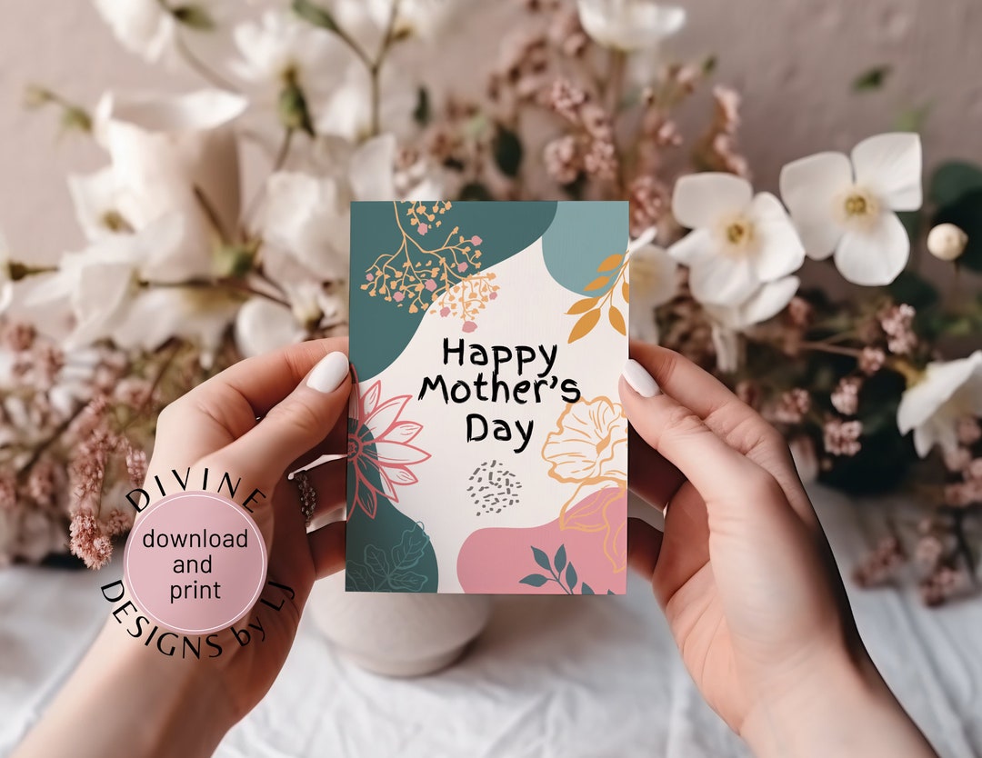 Mother's Day Printable Card | Mom Gifts | Gifts for Mom - Etsy