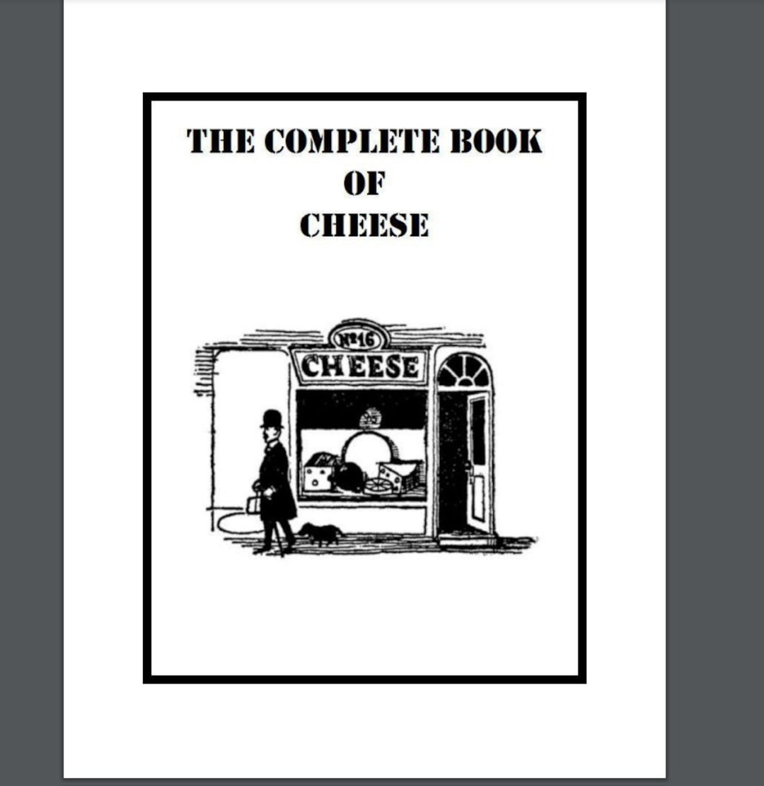 The Complete Book of Cheese PDF Ebook Digital Download Cheese Recipes ...