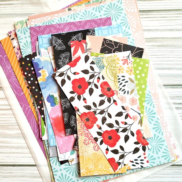 Paper Scrap Pack - Etsy