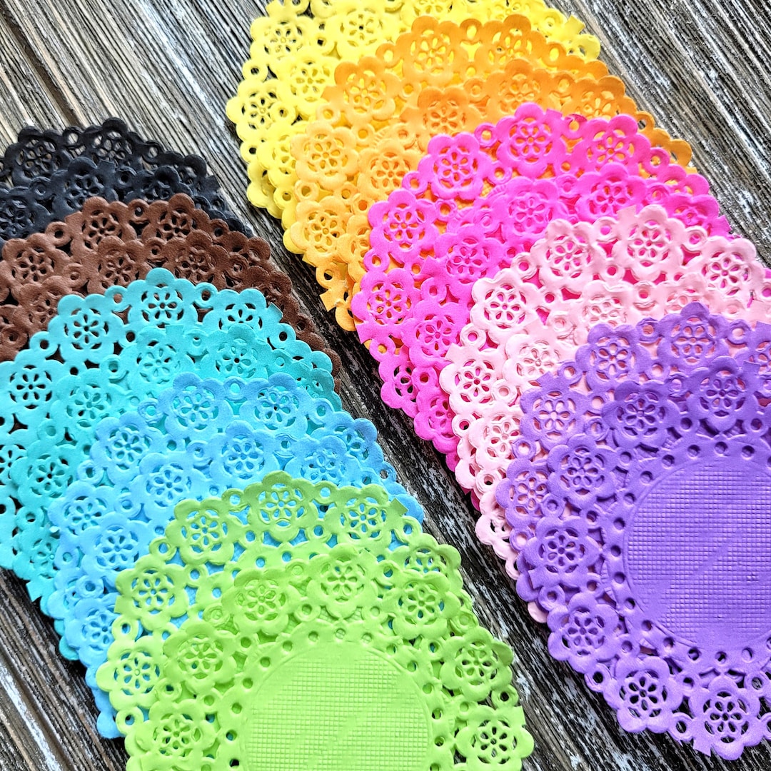 20pcs . Miniature Paper Doilies . 3 Inch Small Paper Doilies . Junk ...