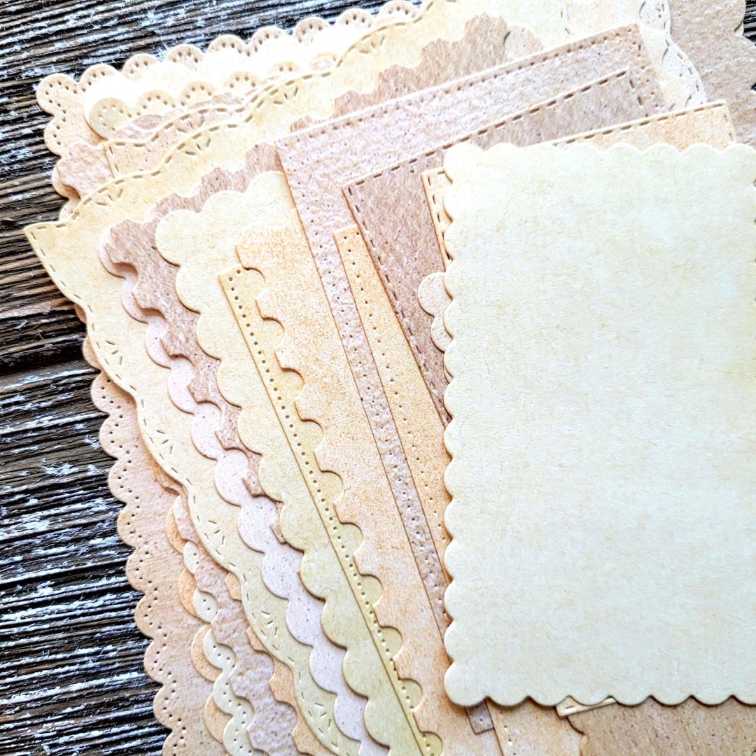 Decorative Papers . Faux Aged Papers . 30 Pcs Lightweight Papers for ...