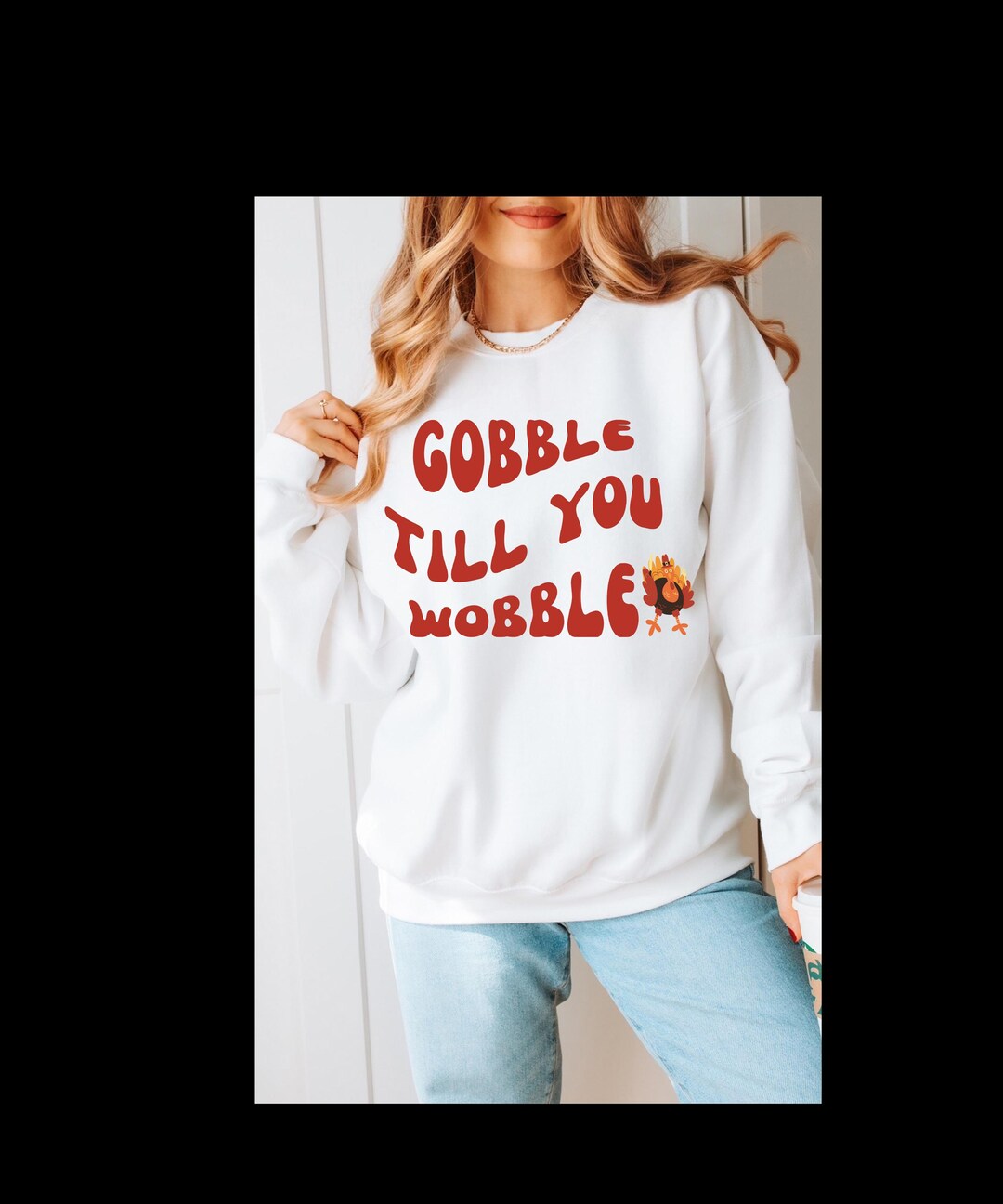 Gobble Till You Wobble Wavy Thanksgiving Png-thanksgiving Png Design ...