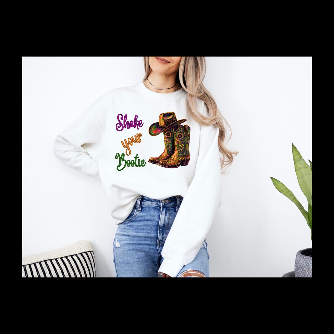 Shake Your Bootie, Mardi Gras Design, Png, Sublimation, Trendy T-shirt ...