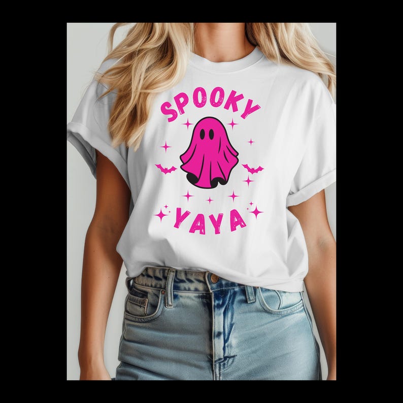 Spooky Yaya Design Png-halloween Png Design for Sublimation, Instant ...