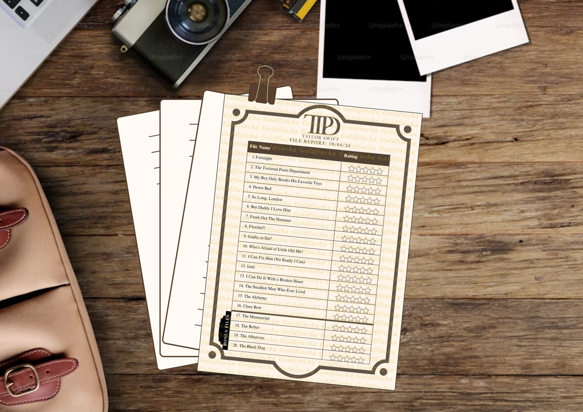 The Tortured Poets Department TTPD Album Release Part 1 File Report ...