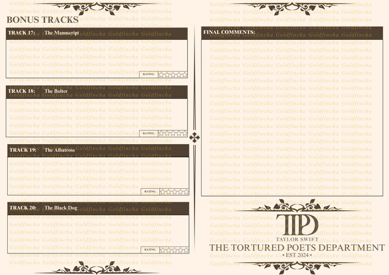 The Tortured Poets Department TTPD Album Release Part 2 File Report ...