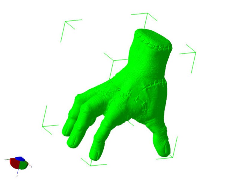 Unique Wednesday Addams Hand 3D Model for Your Collection - Etsy