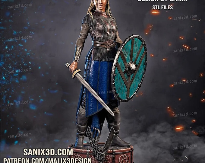 Legendary Shieldmaiden: Lagertha 3D Model Now Available! - Etsy