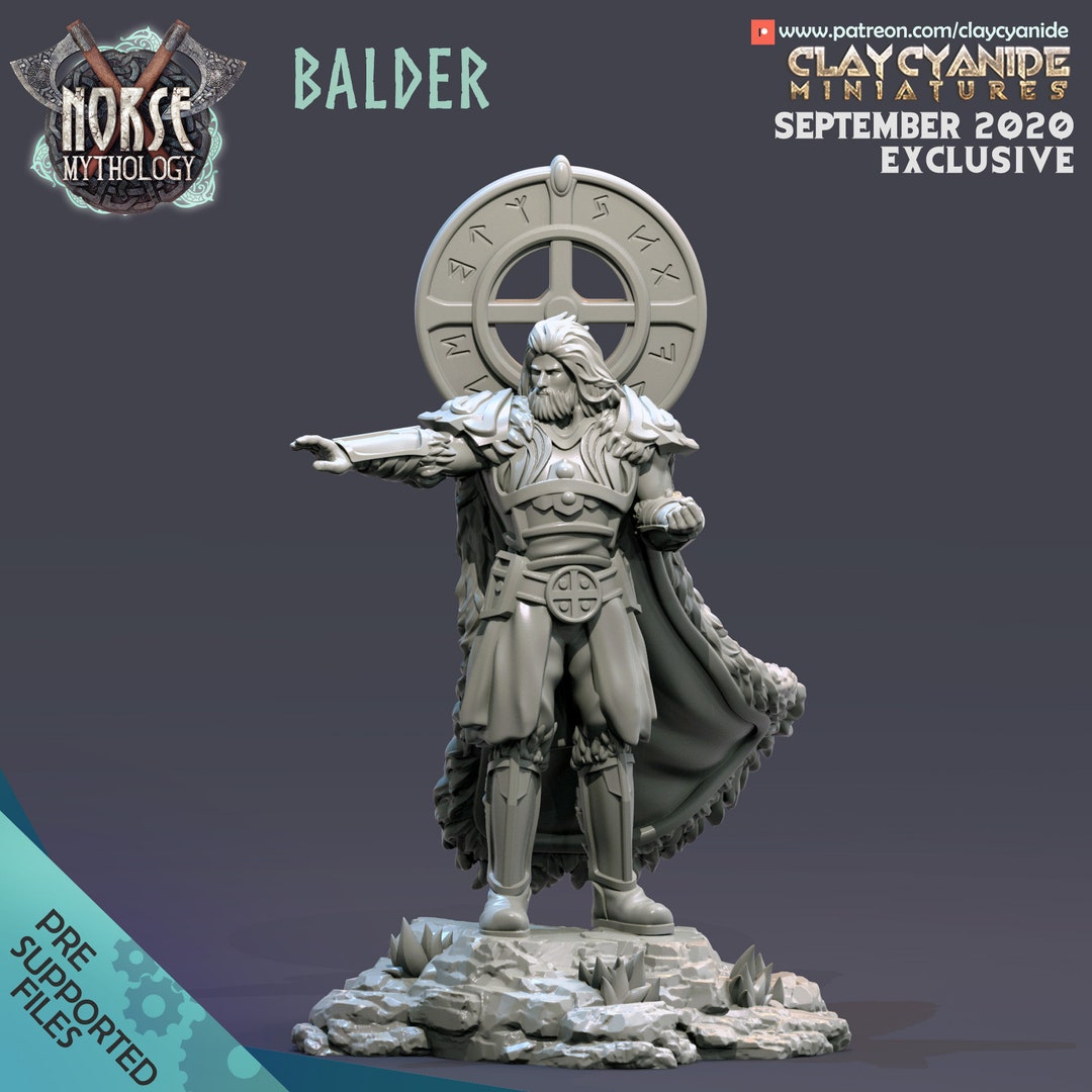 Legendary God: Balder 3D Model Now Available! - Etsy