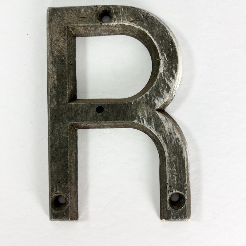Metal Letter R - Etsy