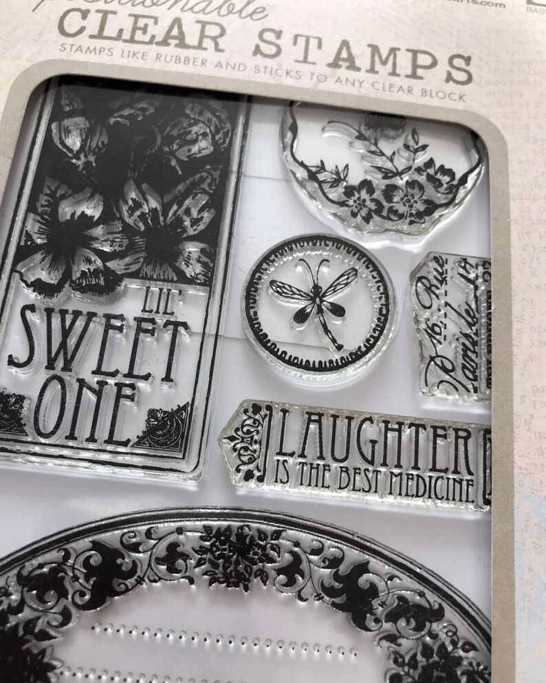 Tools Stamps Hero arts Basic Grey stamps Sweet One Discontinued clear ...