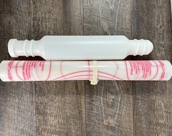 1960s Tupperware Fill N Chill Rolling Pin and Pastry Mat - Etsy