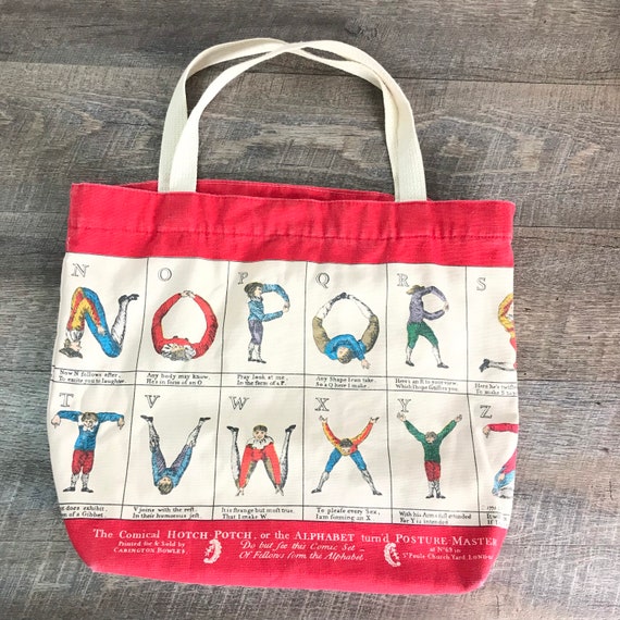 Carrington Bowles Hotch Potch Alphabet Tote Bag Etsy Uk