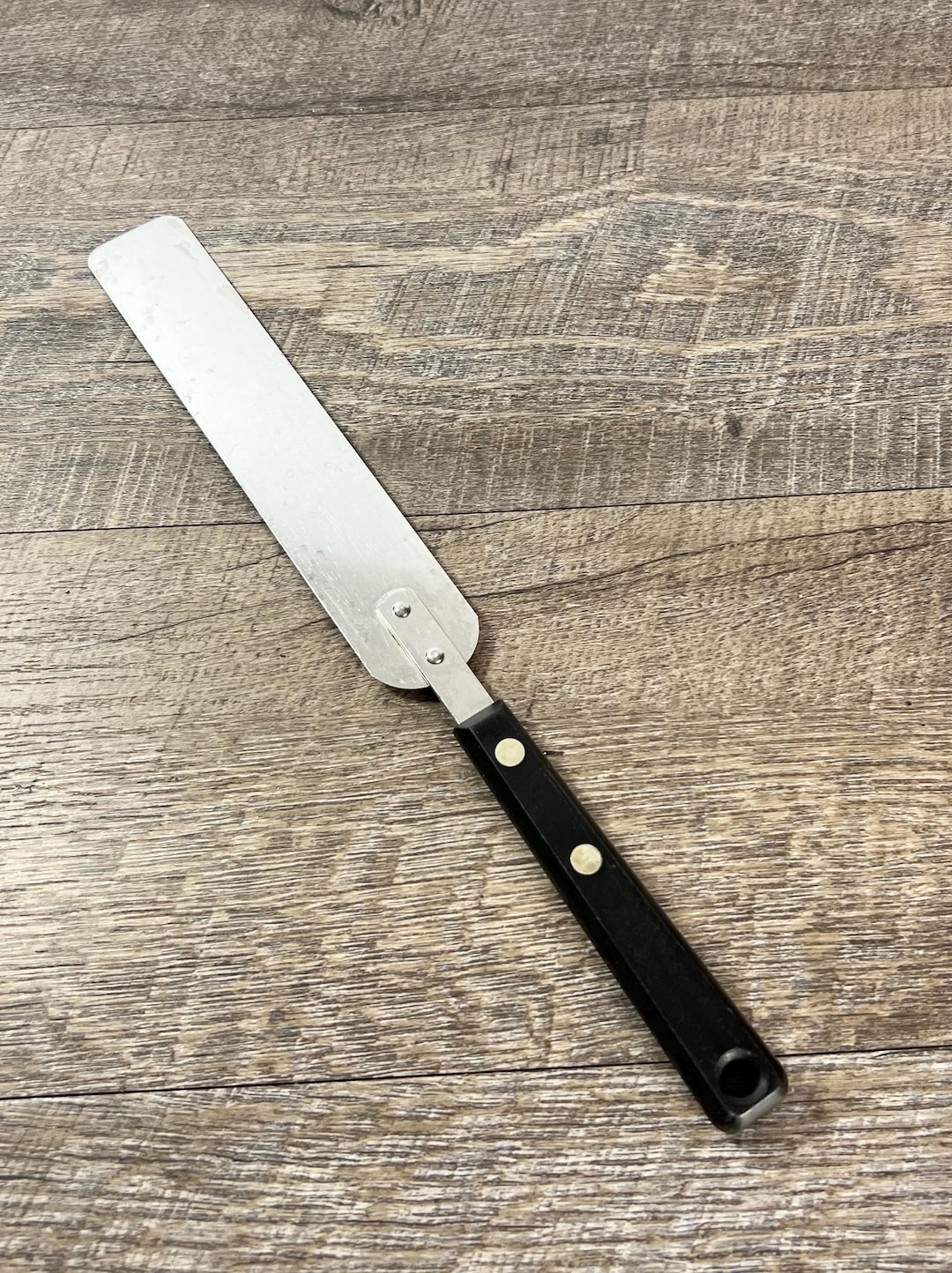 Vintage Ecko Forge 12 Stainless Steel Icing Knife Spatula W/ Black Handle USA - Etsy